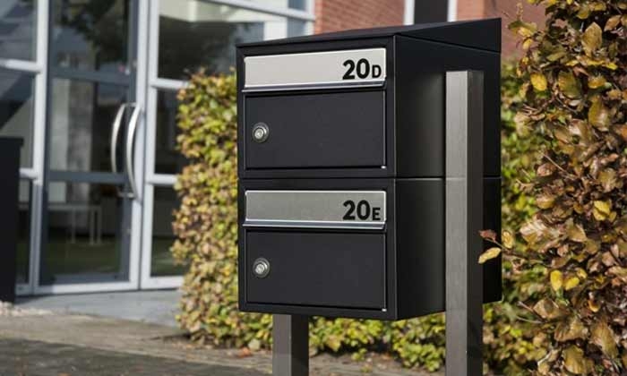 Stapelbare brievenbus Allux Brick